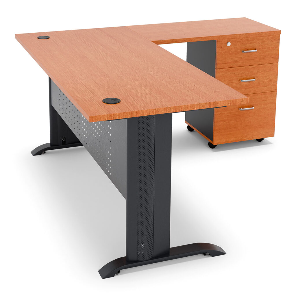 COD. 278 / ESCRITORIO SEVILLA 1,4 MT. CON LATERAL - COLOR MAPLE ...