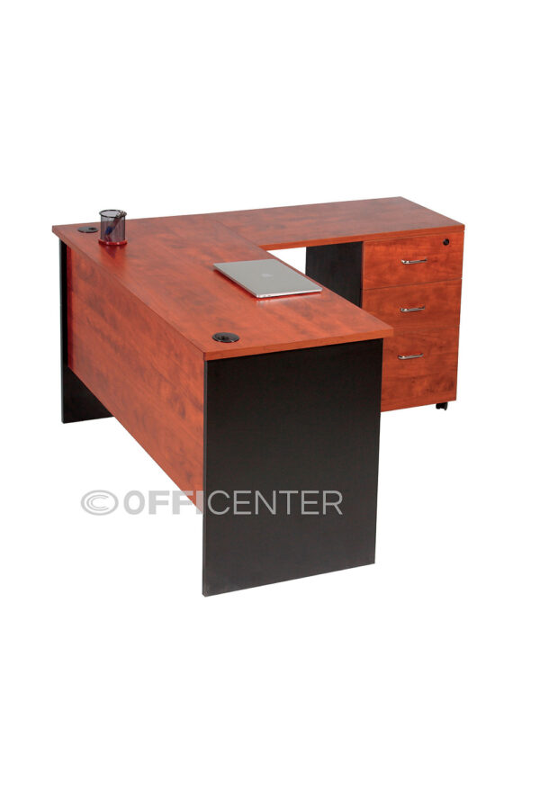 COD. 266 / ESCRITORIO NEO 1,20 MT. CON LATERAL – COLOR CEREZO ...