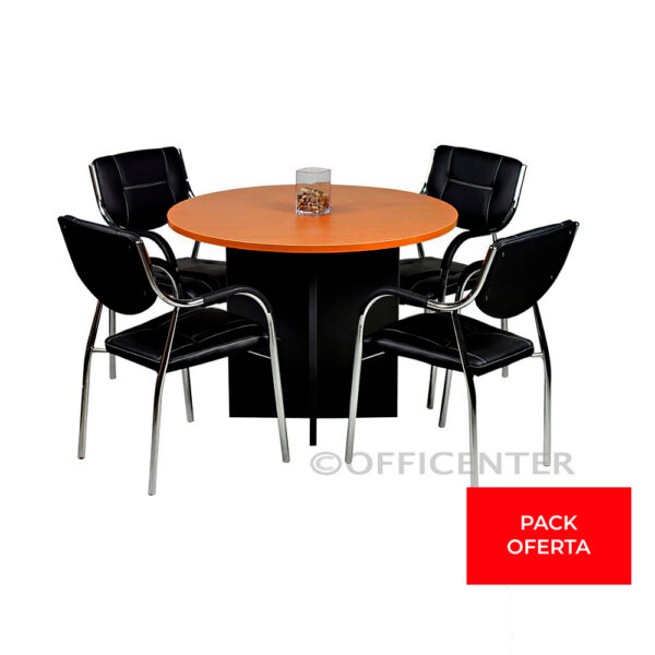 COD. 1558 / MESA REUNIÓN NIZA 2,40 MT. – COLOR CEREZO – OFFICENTER CHILE
