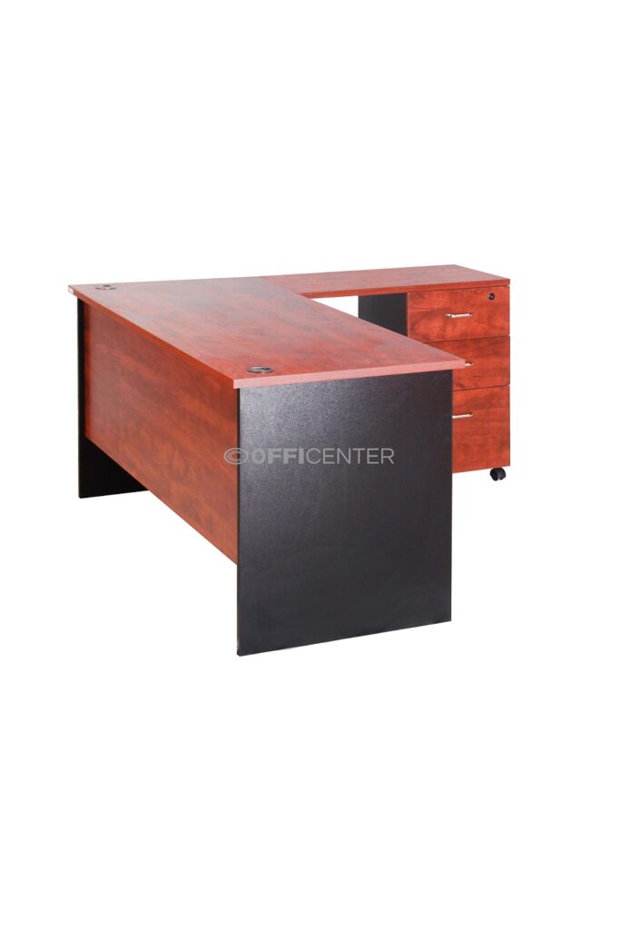 COD. 266 / ESCRITORIO NEO 1,20 MT. CON LATERAL – COLOR CEREZO ...