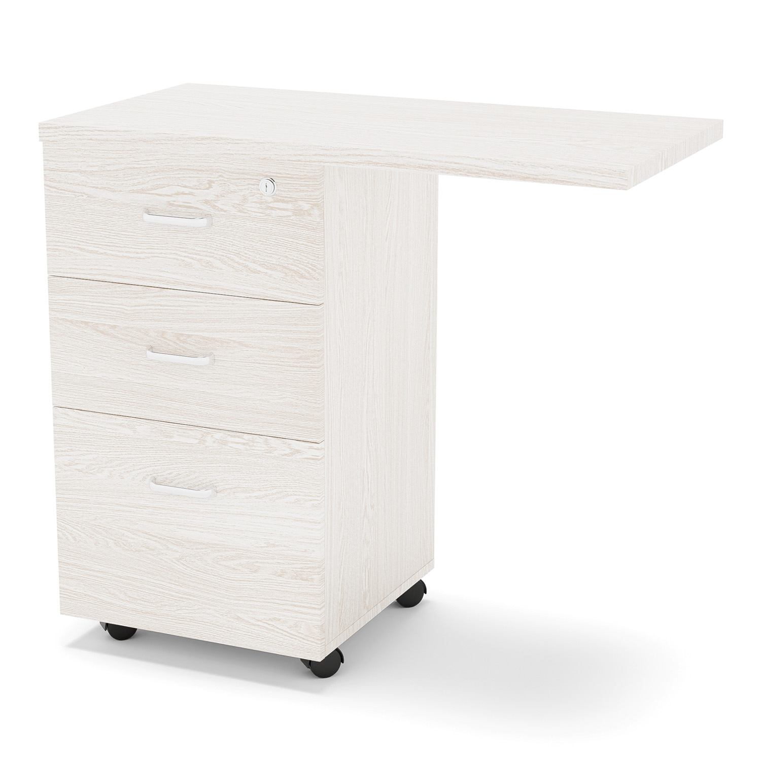 COD. 1756 / ESCRITORIO ASTURIAS MET 1,6 MT. CON LATERAL Y CAJONERA ...